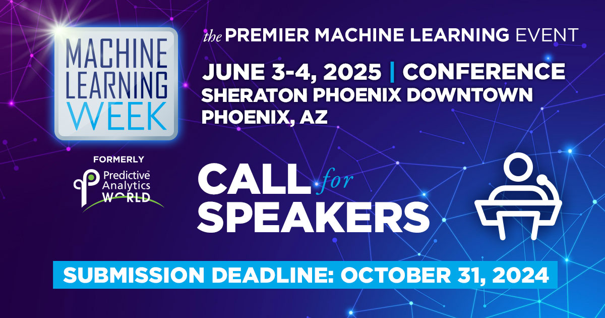🌟 Machine Learning Week 2025 - Save the Date & Apply to Speak!
