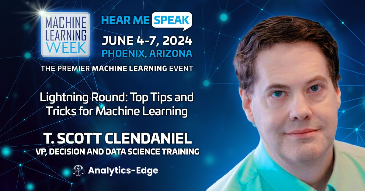 Lightning Round: Top Tips and Tricks for Machine Learning - Machine Learning Week US