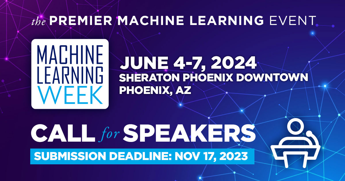 Speaker Submission - Machine Learning Week US