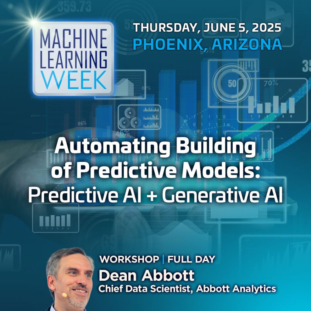Automating Building Of Predictive Models Predictive Ai Generative Ai Machine Learning Week Us