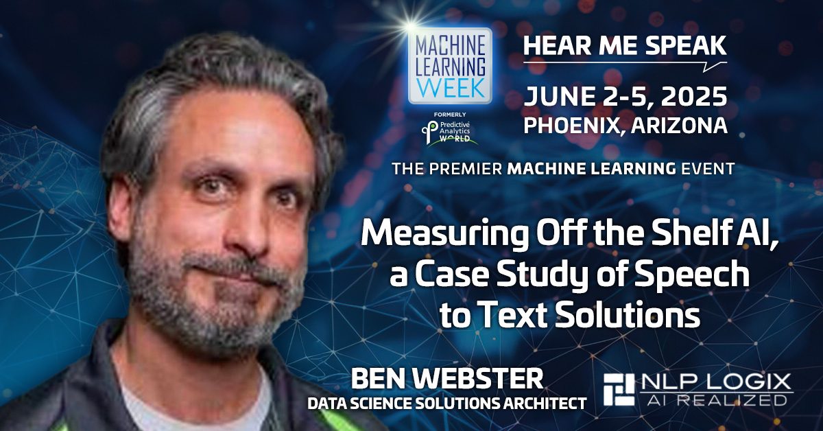 Measuring Off the Shelf AI, a Case Study of Speech to Text Solutions - Machine Learning Week US